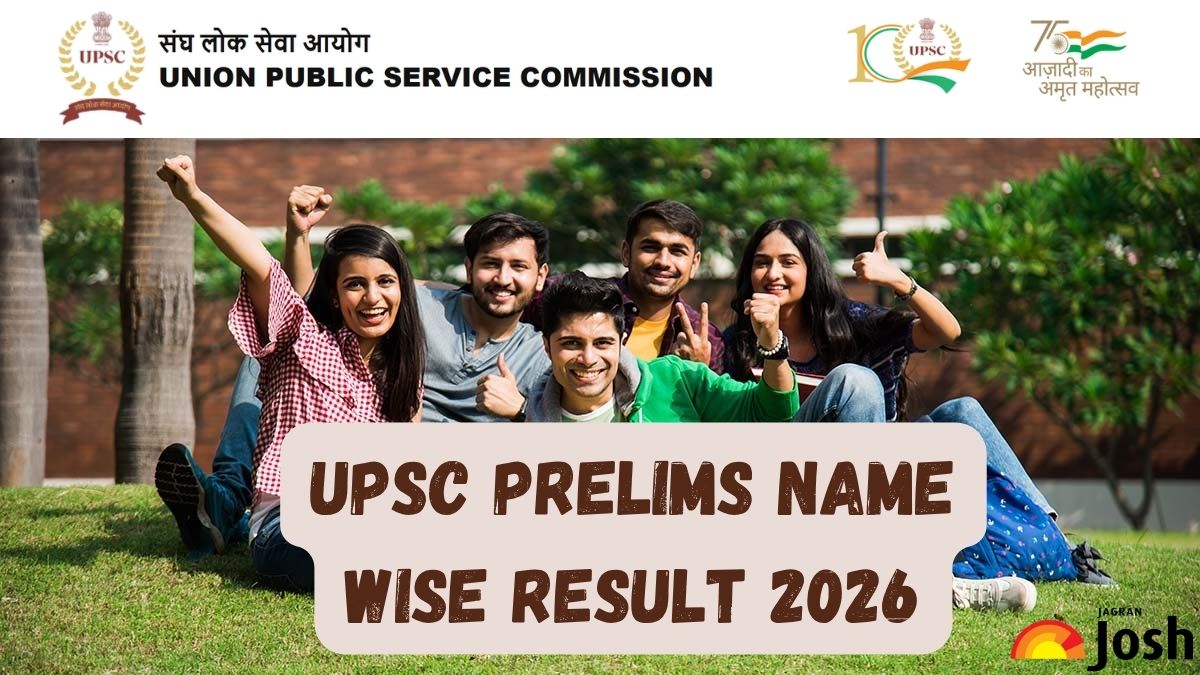 UPSC prelims name wise result 2026: Download CSE merit list PDF at upsc ...