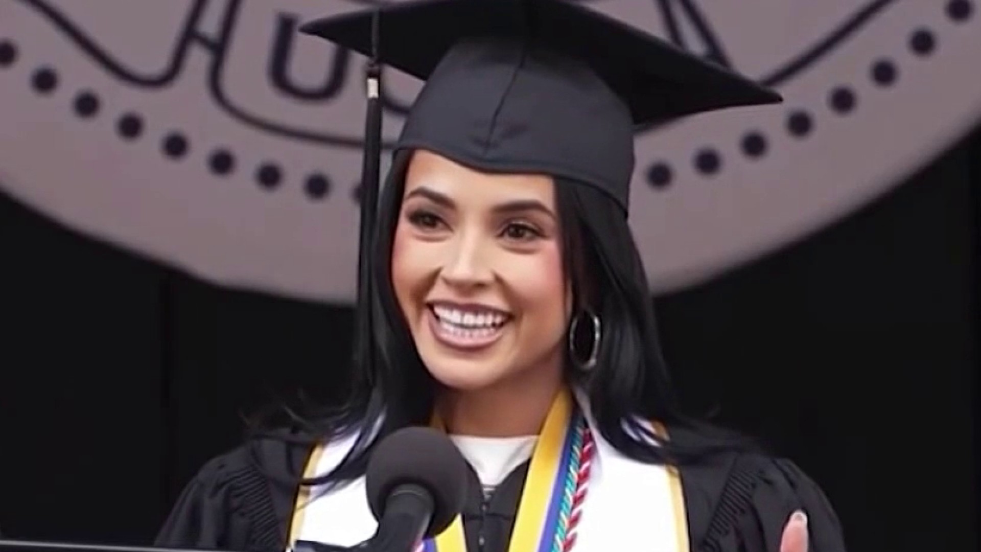 Becky G surprises UC Santa Cruz graduates at commencement ceremony