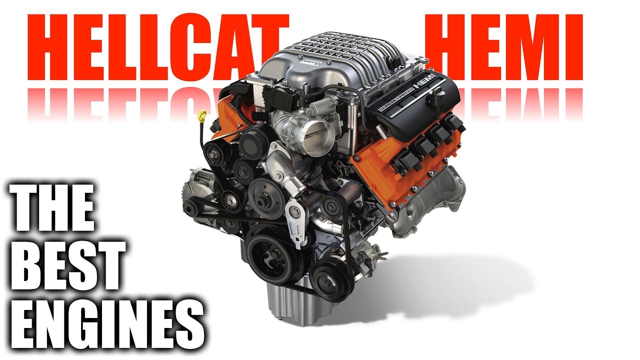 The best engines - Hellcat HEMI - Dodge Challenger