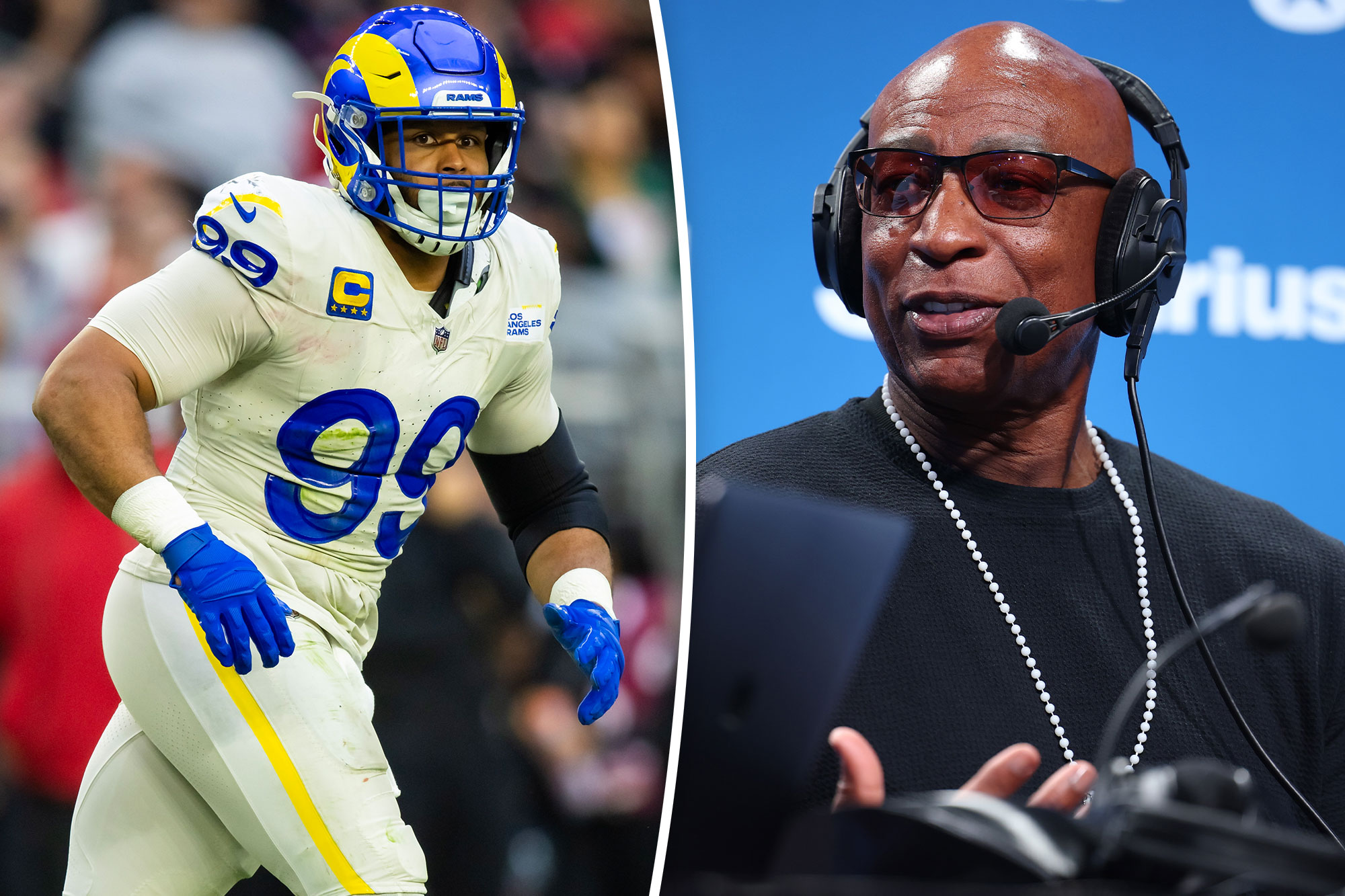 Eric Dickerson has direct message for Aaron Donald amid comeback rumors ...