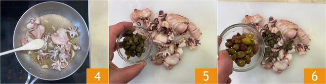 Sicilian stuffed squid with pea purée