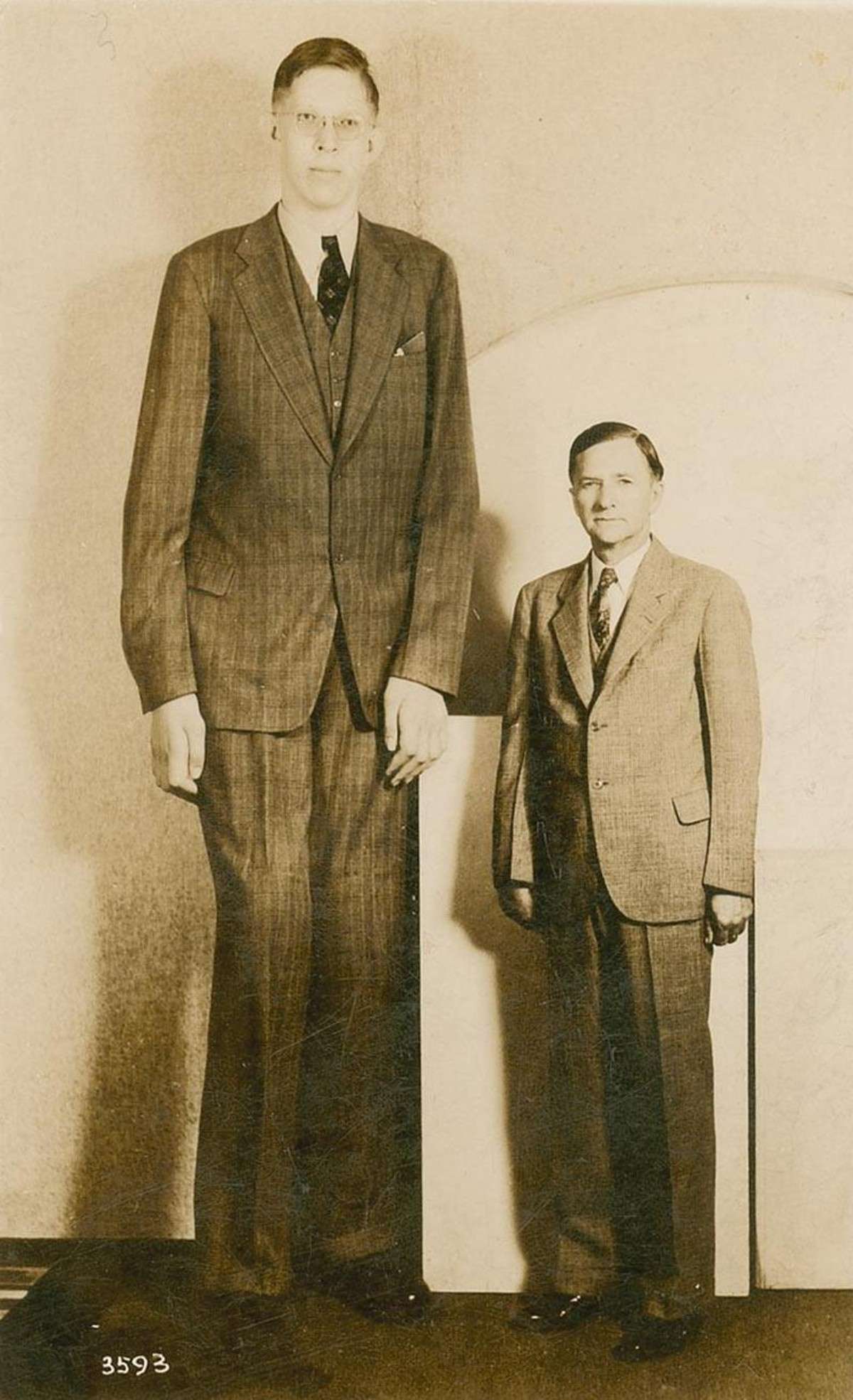 Robert Wadlow stood 8 feet 11 inches tall and refused to be a sideshow act