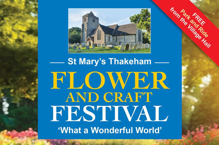 What a wonderful world - St Mary's, Thakeham Flower & Craft Festival
