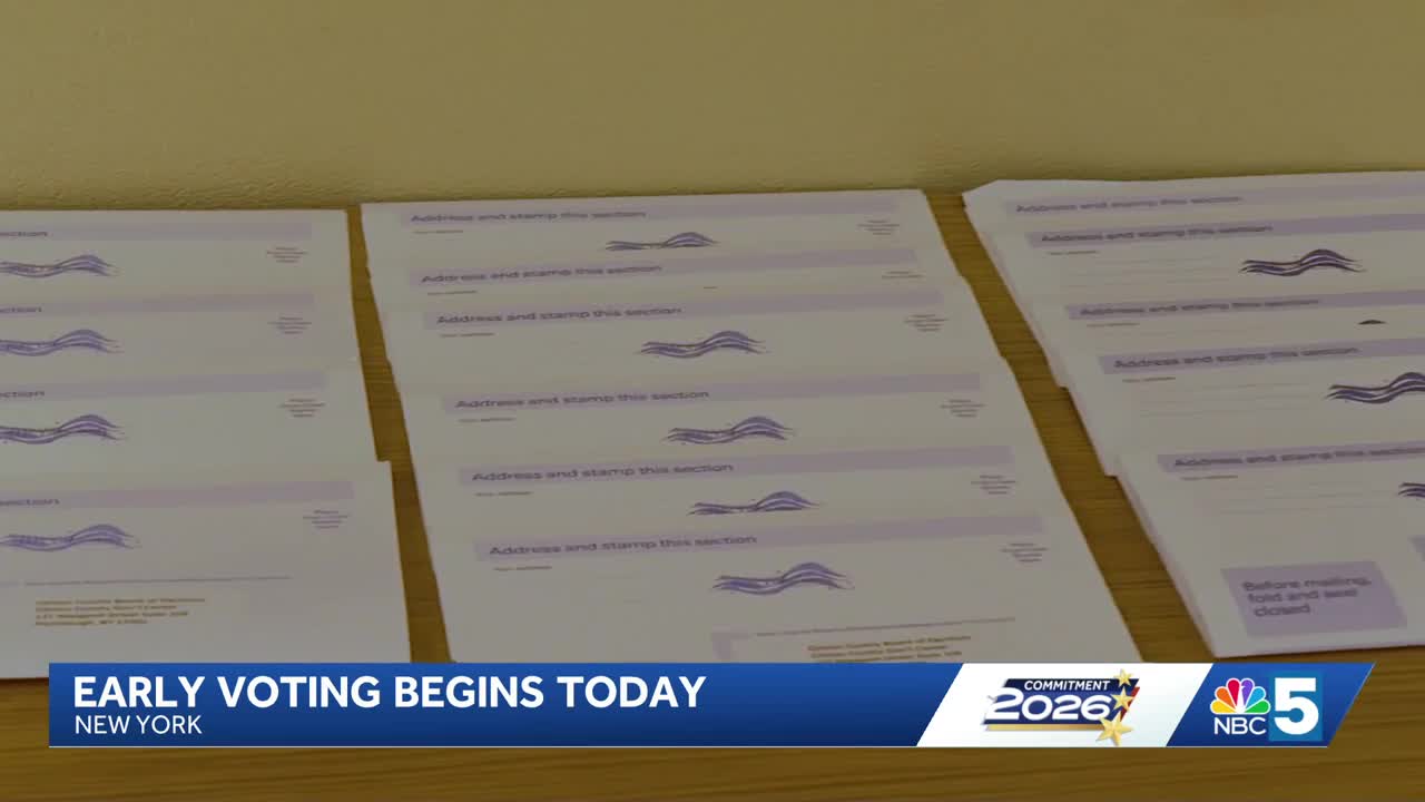 Early voting officially begins across New York