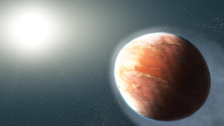 Webb watched a distant planet bleeding its own atmosphere into space in ...