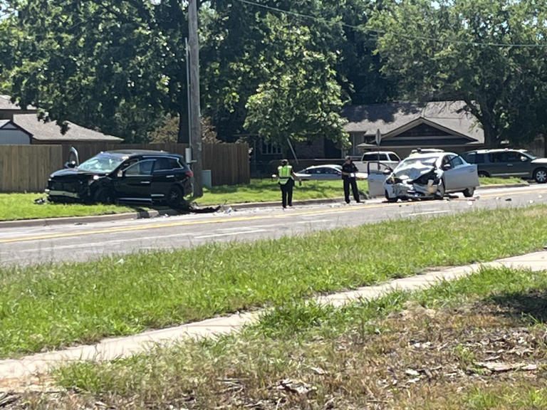 Man dies after two-vehicle crash in north Wichita