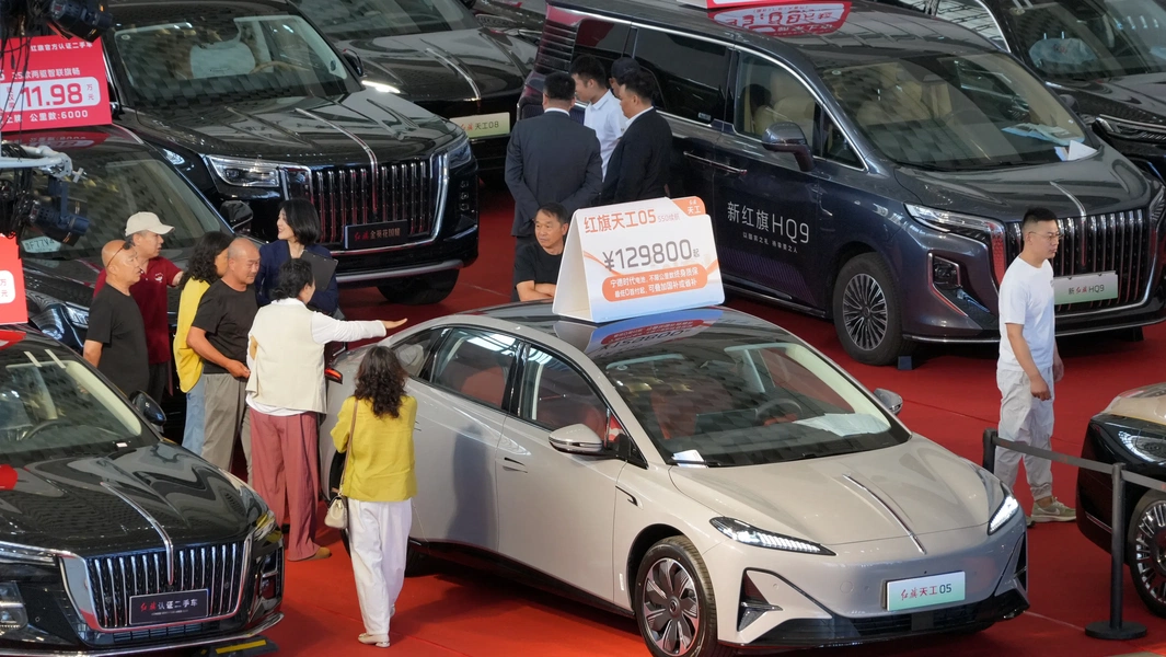 China’s auto sales drop 22% as exports climb sharply