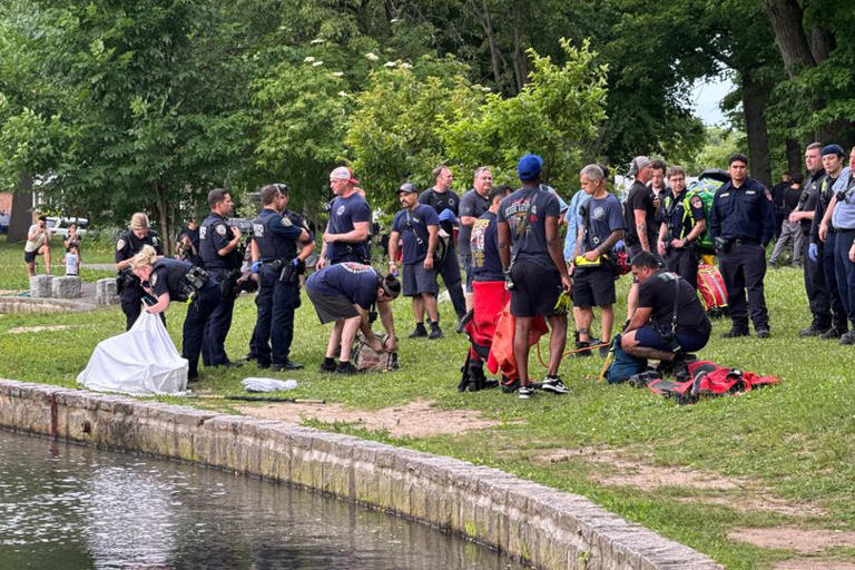 Horror as decomposing body found floating in pond at NYC park