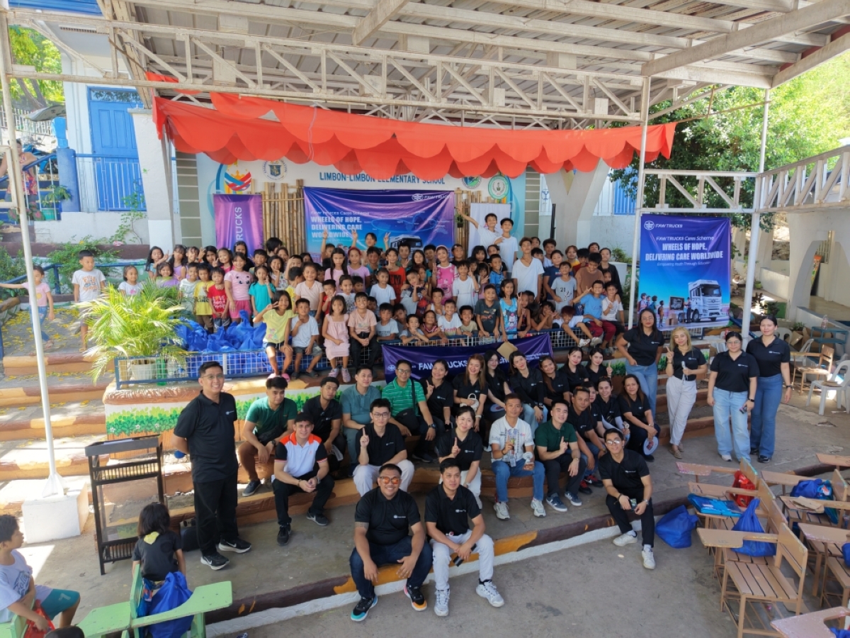 FAW trucks launches 'Wheels of Hope' outreach for Rizal school