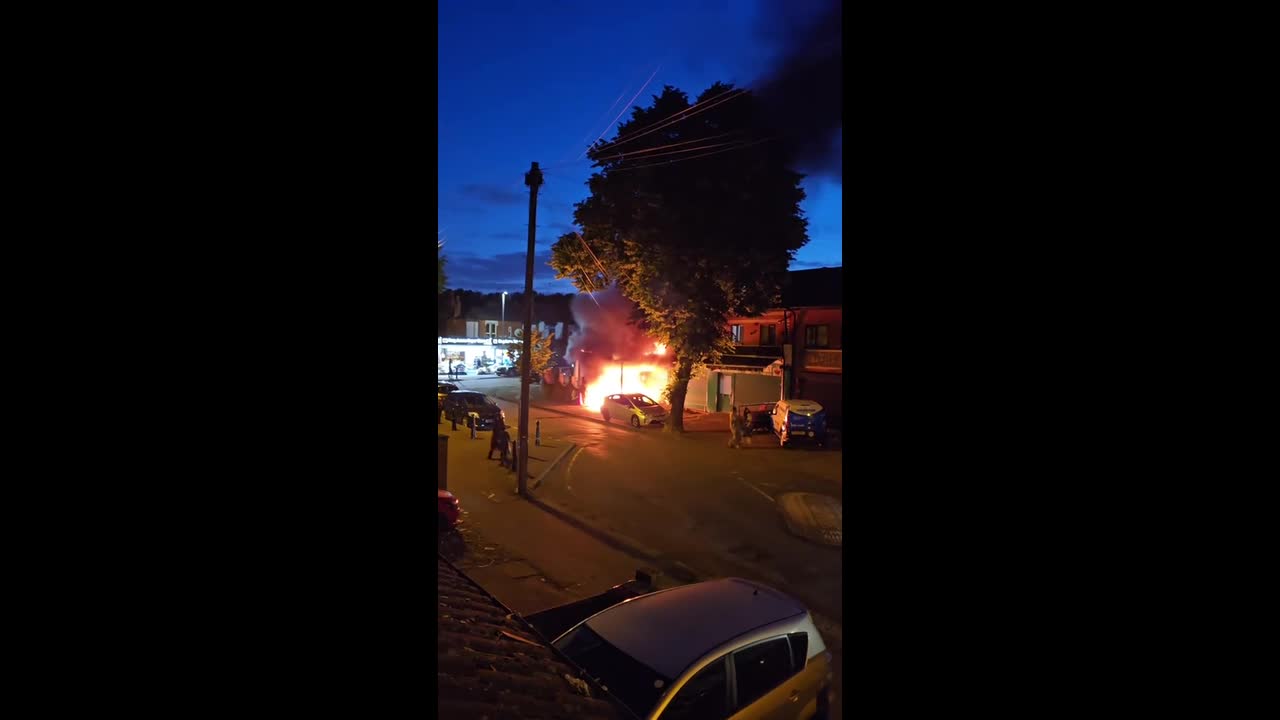 Explosions heard as house fire engulfs property in Birmingham, UK