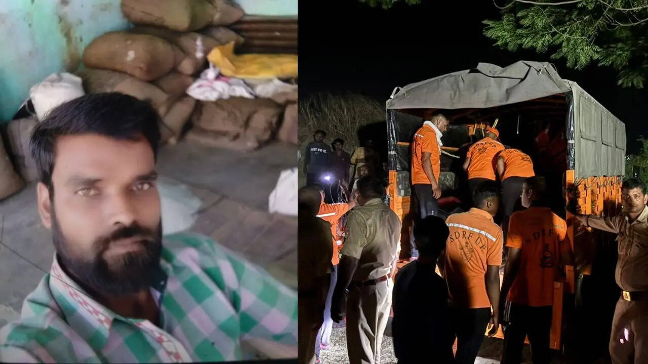 UP trader dies after jumping into Gomti River during police raid; kin ...