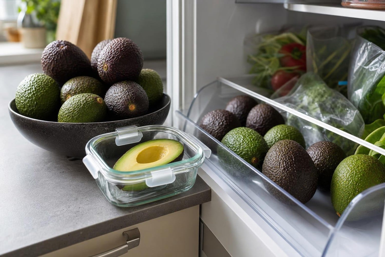 Not the fridge or the counter, this is where you should really be ...