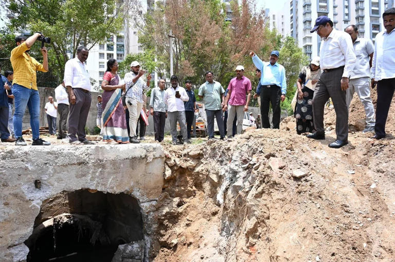 Concrete slabs choking drains, worsening flooding in Hyderabad, says HYDRAA