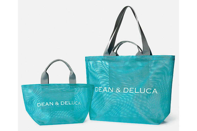 DEAN & DELUCA、ターコイズの「メッシュトートバッグ」いよいよ発売