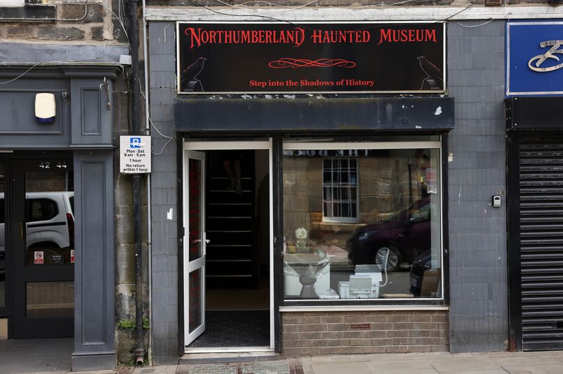 Inside Northumberland haunted museum with coffin and room filled with dolls
