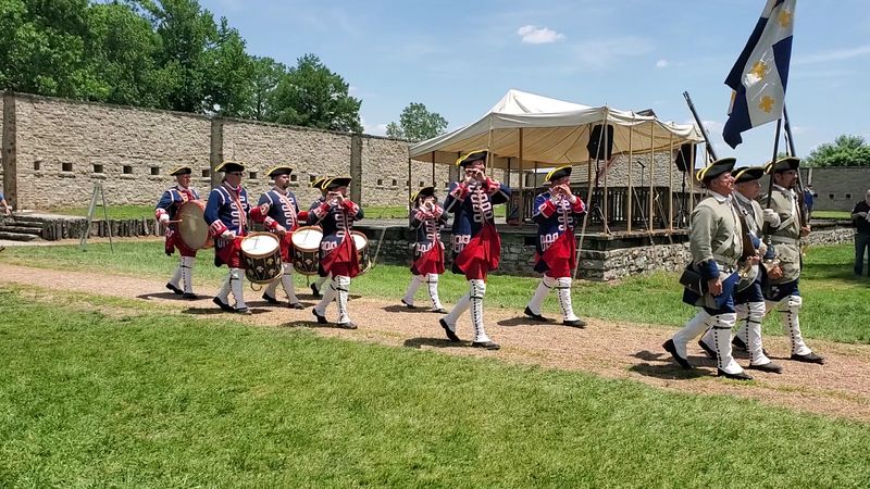 This Illinois fort has a parade once a year and the only audience are ...