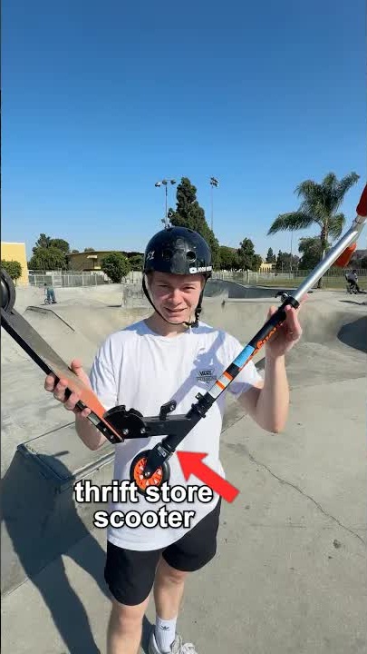 Thrift store scooter vs. skatepark - can it survive?