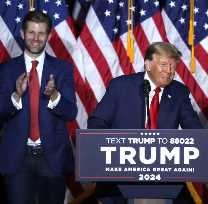Eric Trump hits back at 'leaked messages' about allegedly 'rigging ...