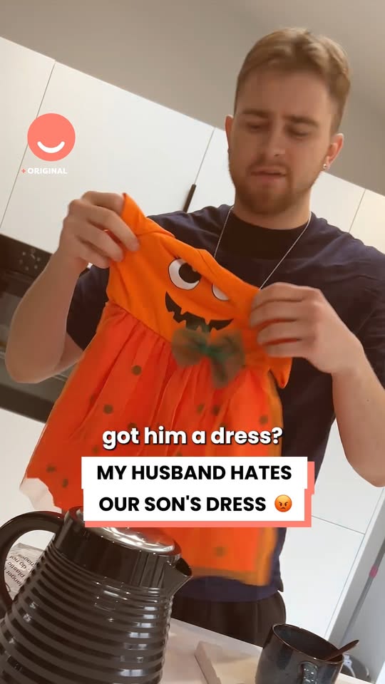 My husband hates our son's dress