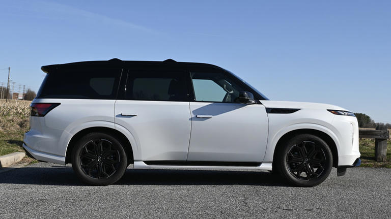 The 2026 Infiniti QX80 is big, powerful and tows like a beast, but it's ...