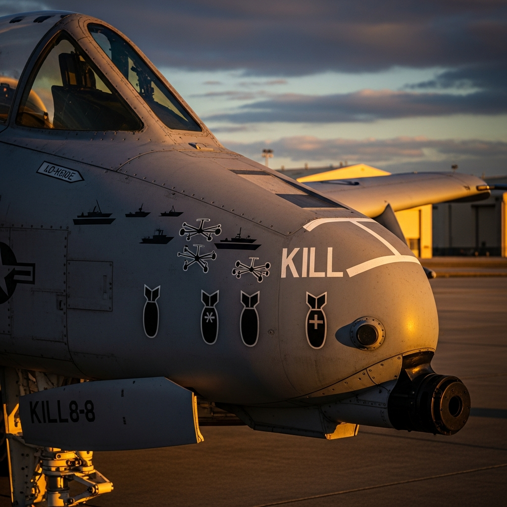 A-10 Warthogs return: Kill markings reveal Iranian successes