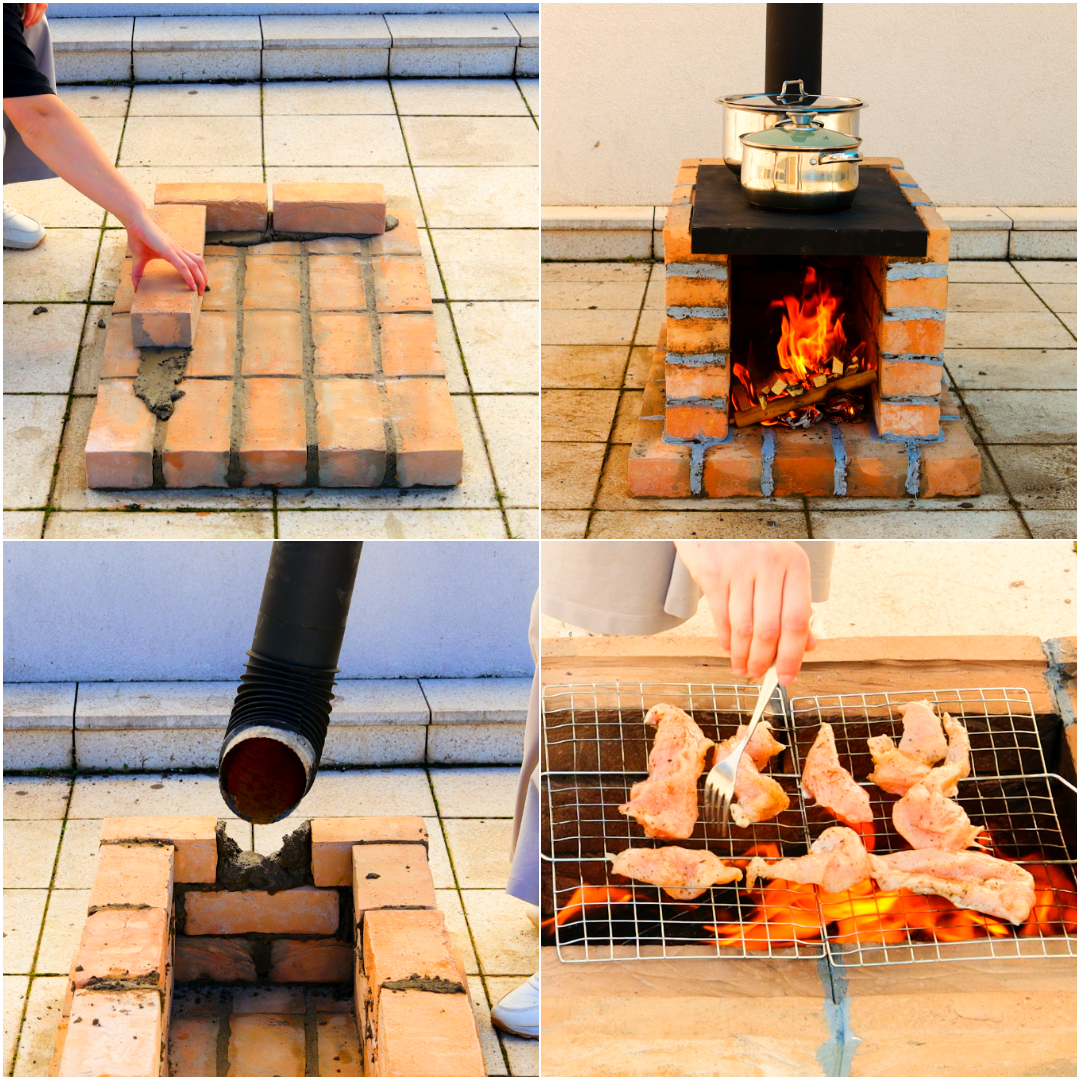Step into the world of outdoor cooking with a DIY brick oven