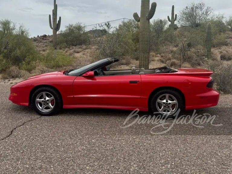 Rare 1997 Pontiac Firebird Trans Am WS6 convertible crosses the block ...