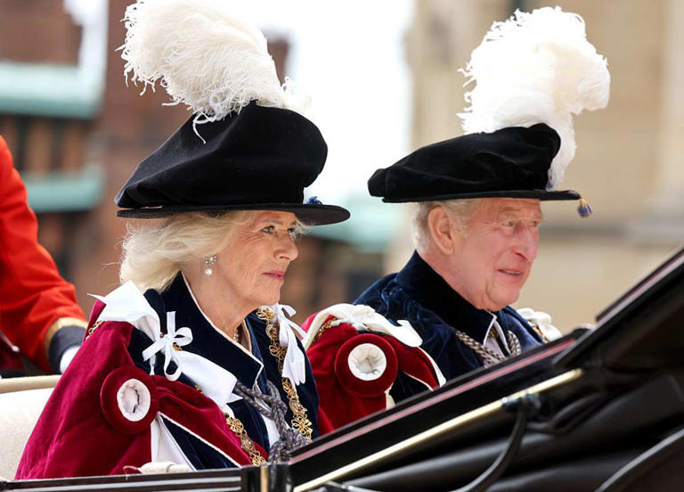 Why Queen Camilla stepped out in Garter robes — but Princess Kate could ...