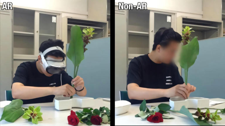AR-assisted Japanese flower arrangement helps beginners learn at home ...