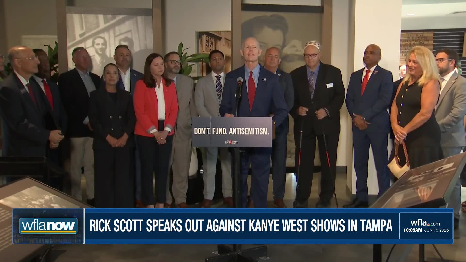 Rick Scott protests upcoming Kanye West shows at Raymond James