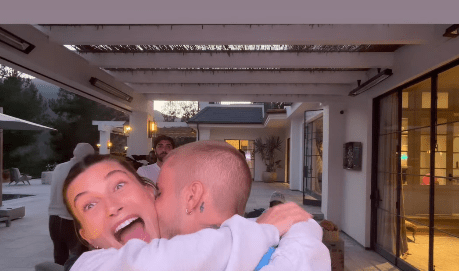 Justin Bieber kisses ecstatic wife Hailey in celebration of long ...