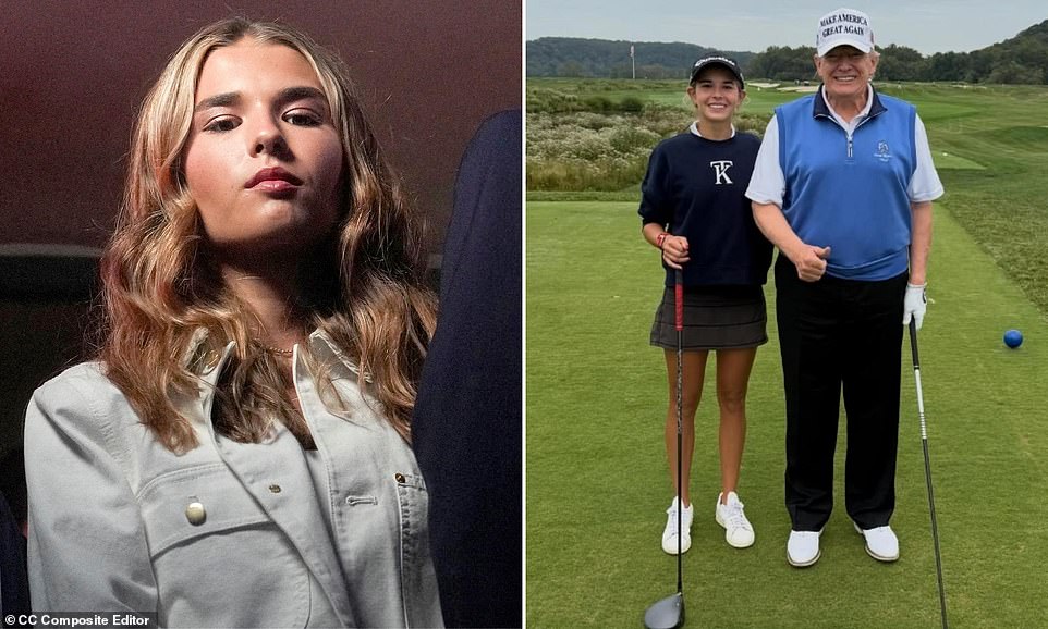 Kai's throwback photo with Trump
