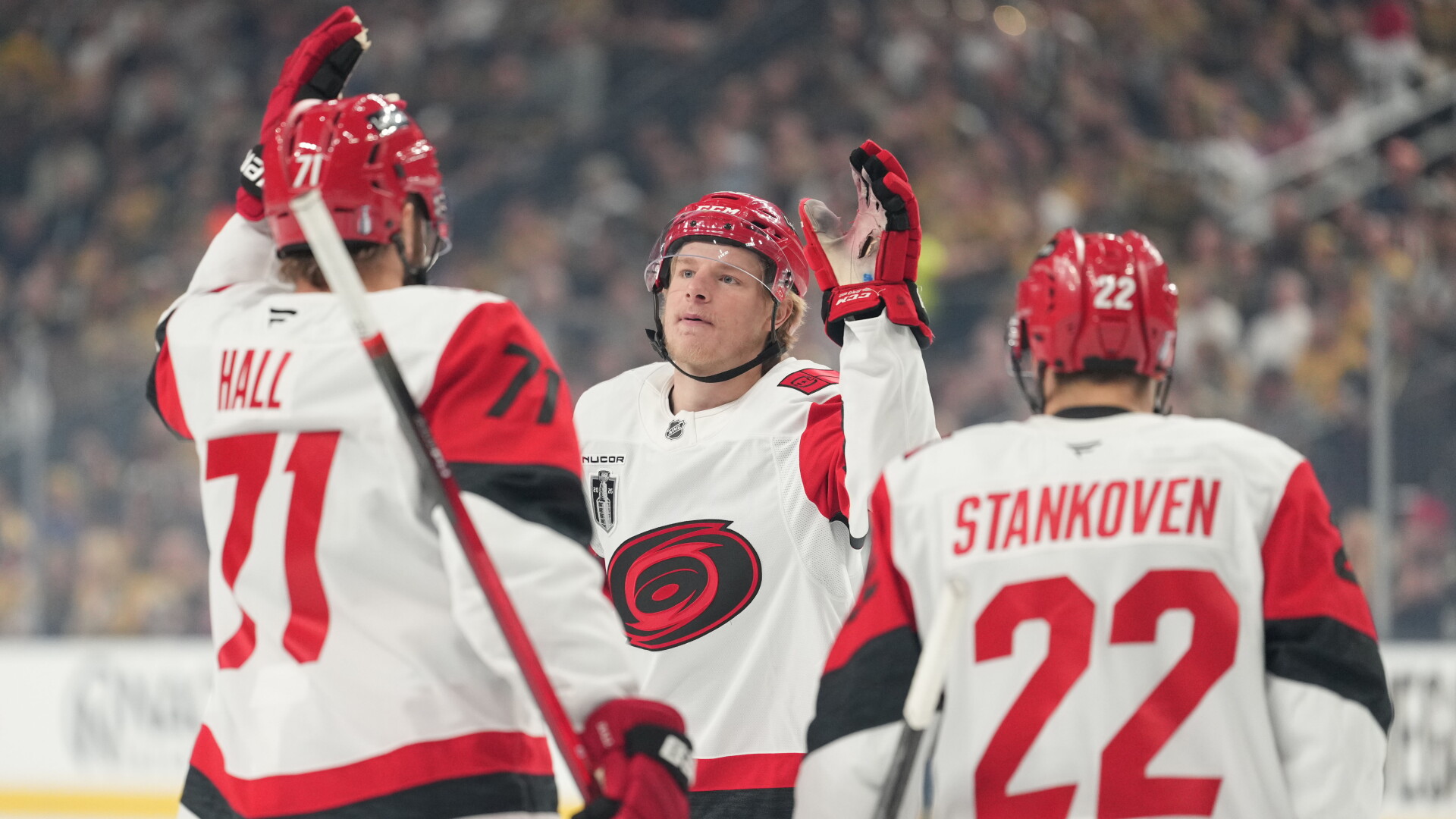 Taylor Hall-Logan Stankoven-Jackson Blake line is a big reason Carolina ...