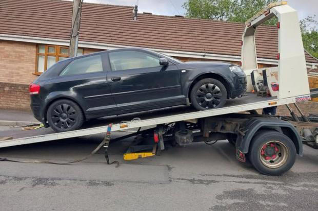 Cloned plates car seized by officers after community tip-off