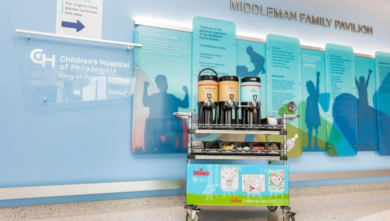Wawa coffee & care cart brings comfort to CHOP staff and families for ...