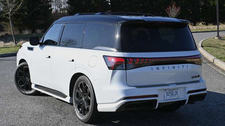 The 2026 Infiniti QX80 is big, powerful and tows like a beast, but it's ...