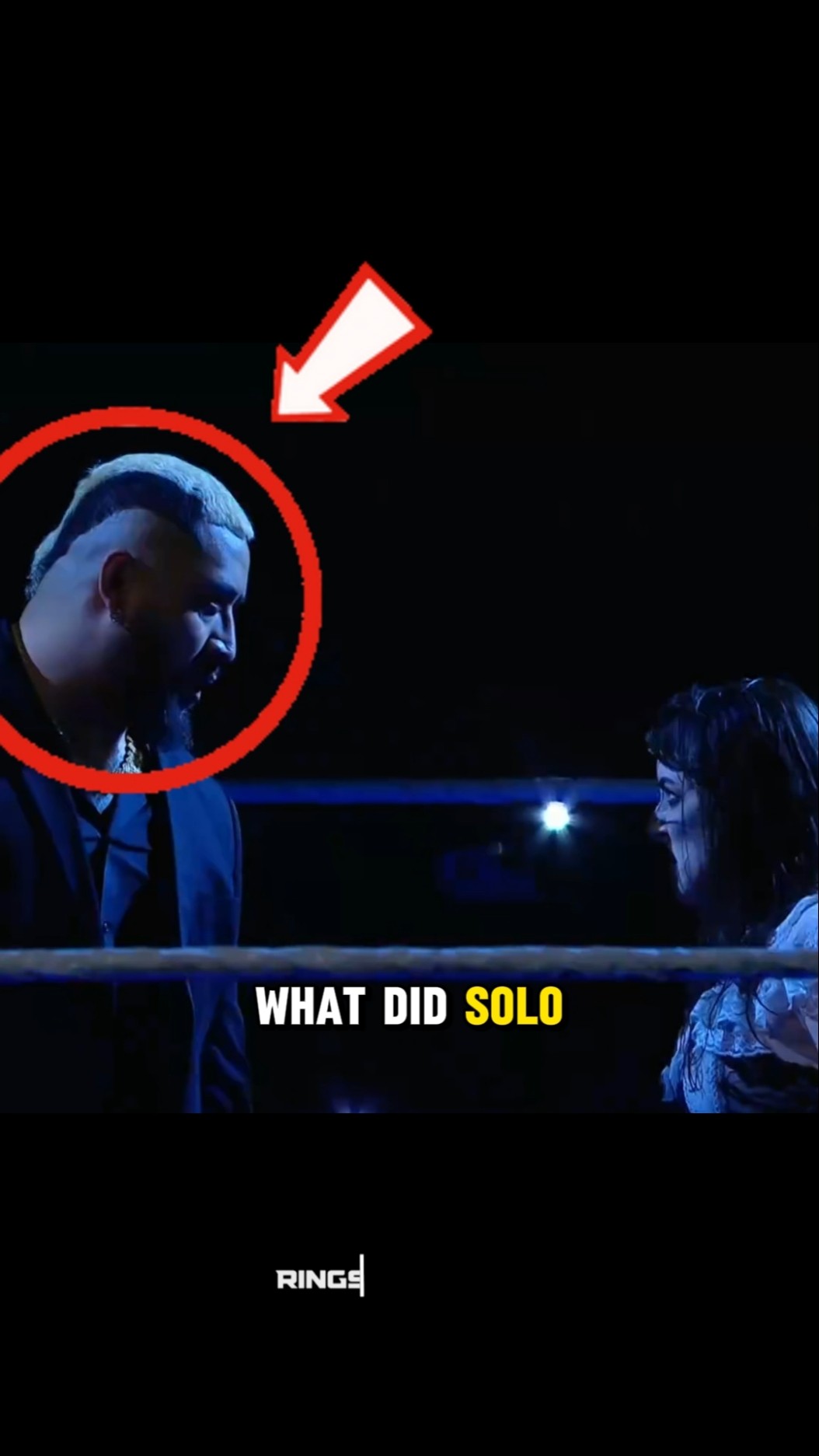 What did Solo Sikoa whisper to Nikki Cross?