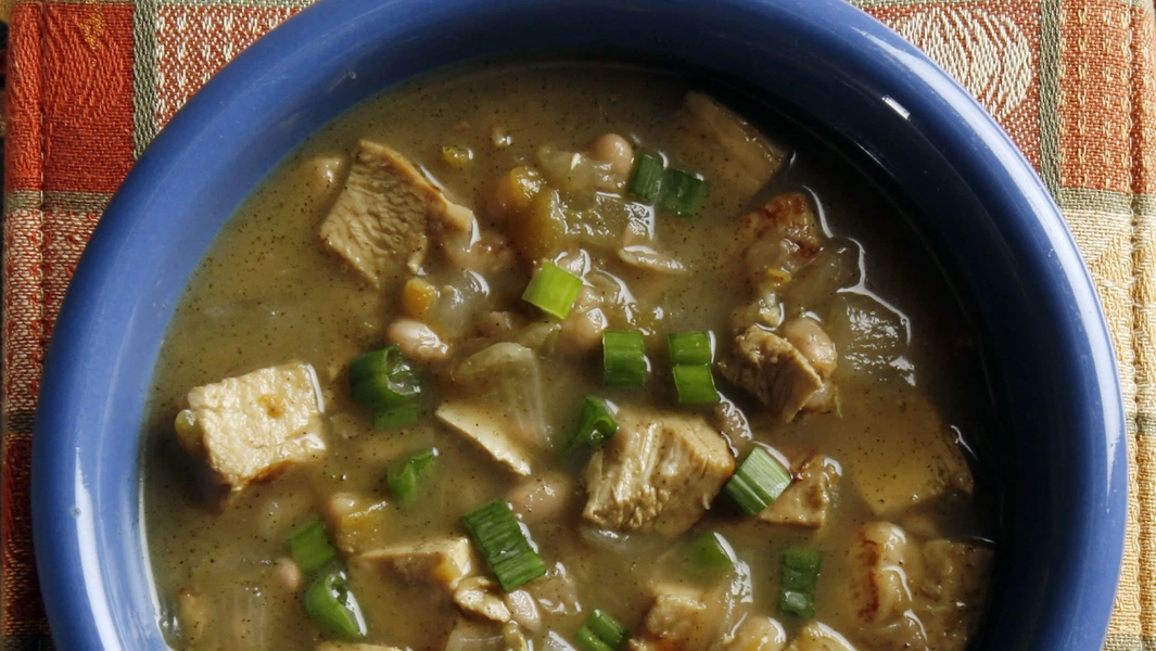 Cozy up with creamy white chicken chili