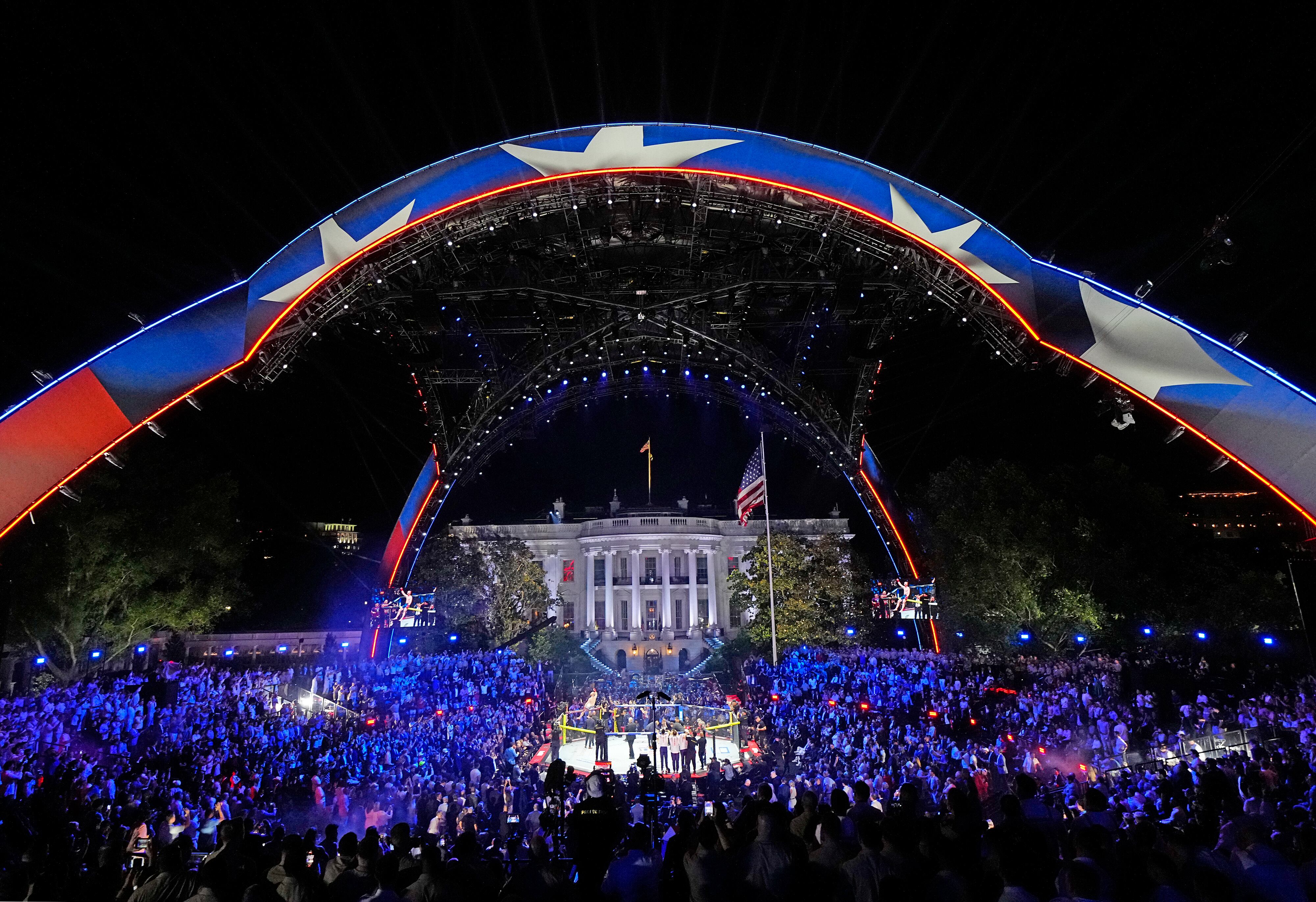 White House UFC event draws gladiatorial criticism
