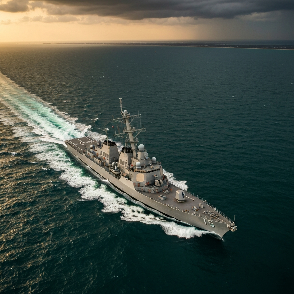 US Navy responds to Iranian blockade: Protecting Gulf ship