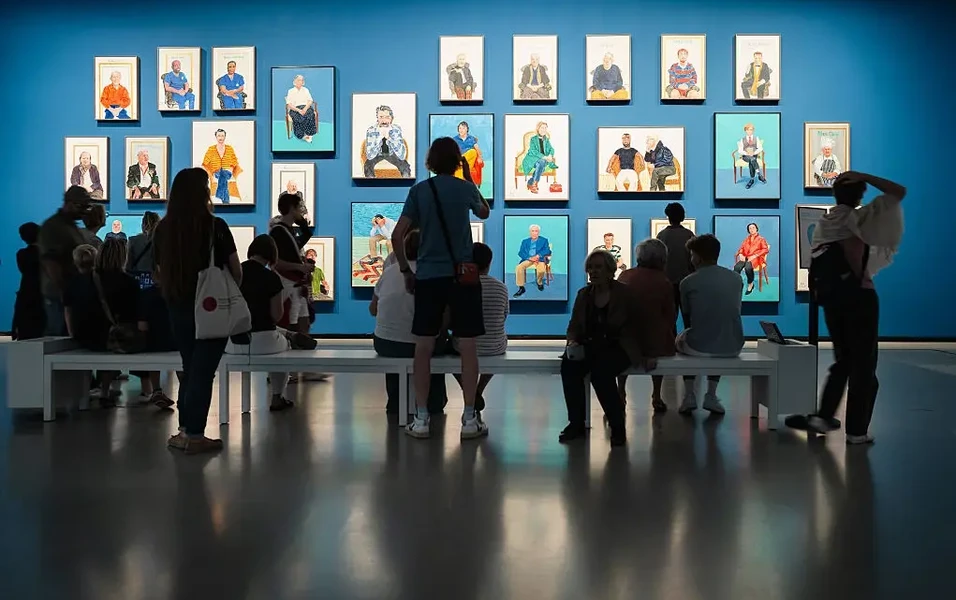 David Hockney’s art shaped by Mughal miniature perspective