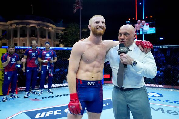 Joe Rogan's UFC wardrobe malfunction turns heads at White House