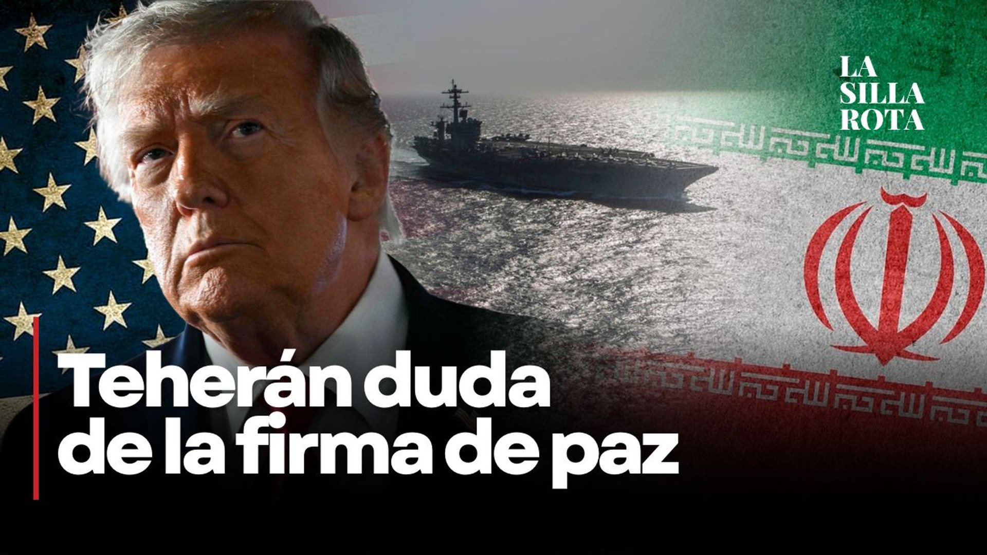 Improbable la firma inmediata de paz con Estados Unidos; Teherán