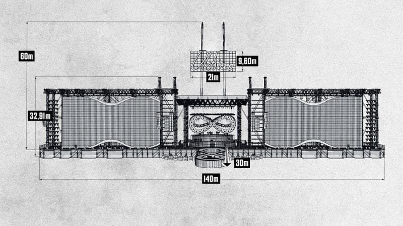 Ultimo a Tor Vergata, ecco il palco: i numeri pazzeschi di un concerto ...