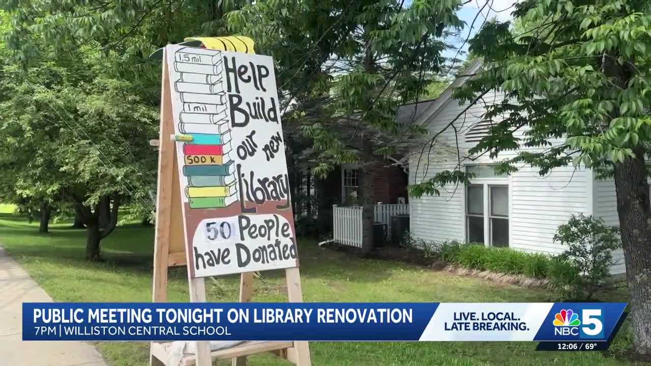 Williston library hosts meeting to discuss scaled-back renovation plans