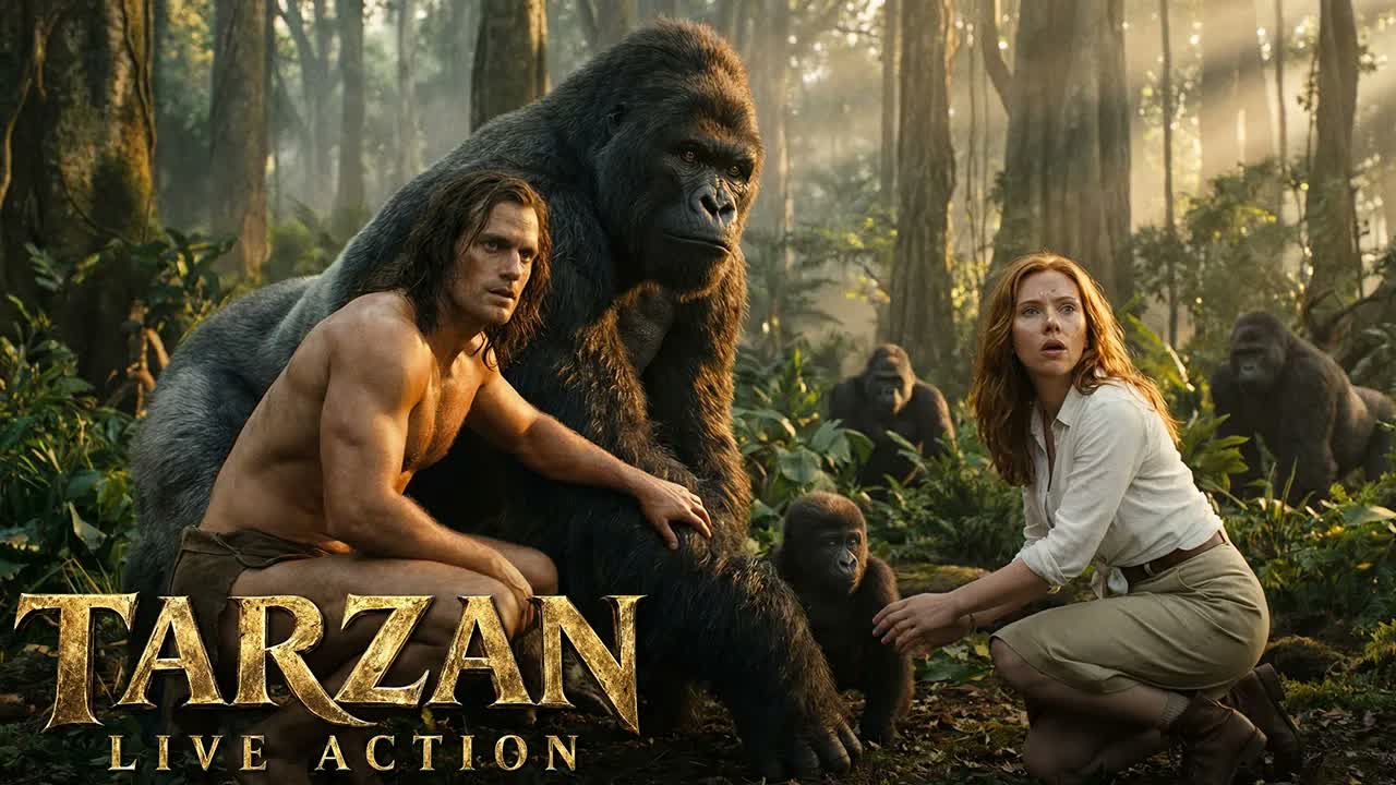 Tarzan (2026) Henry Cavill & Scarlett Johansson