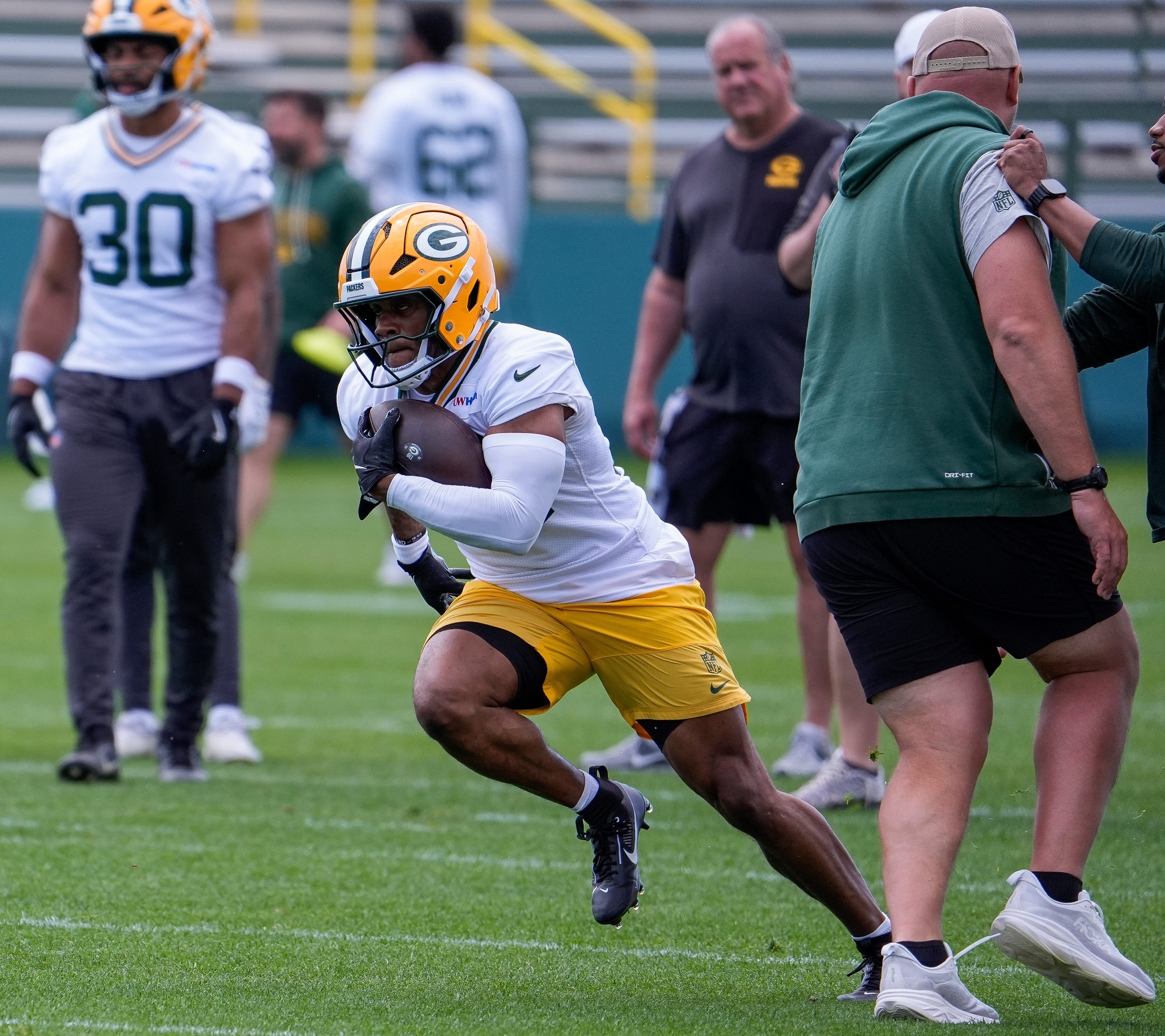 Packers RB MarShawn Lloyd addresses offseason recovery