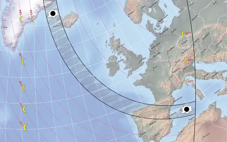 A rare eclipse sunset could turn skies into a spectacular celestial ...