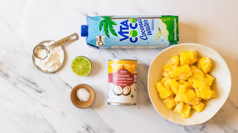Disney World-inspired Dole Whip float recipe