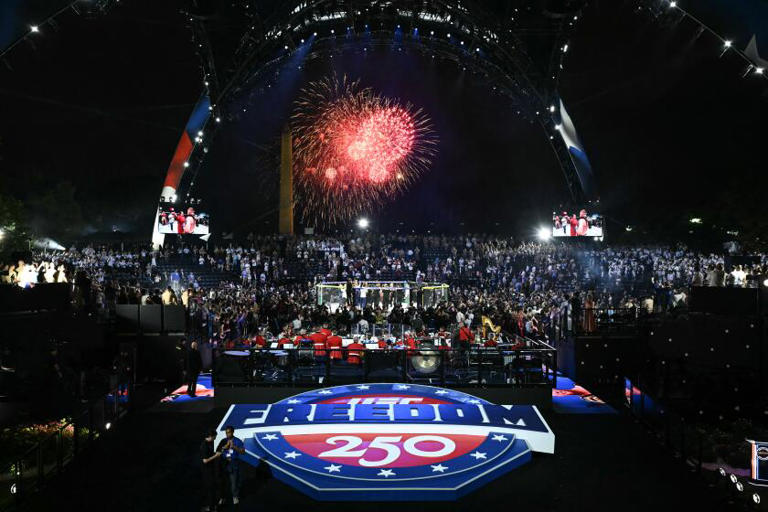 Commentary: What a surprise: Trump's UFC Freedom 250 birthday bash was ...